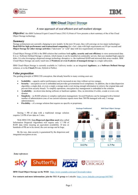 Storage clusters | DOCX | Computer Networking | Computing