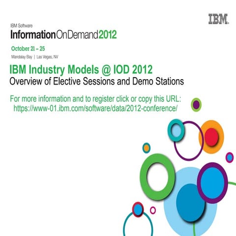 IBM Industry Models @ IOD 2012 | PDF | Databases | Computer Software ...