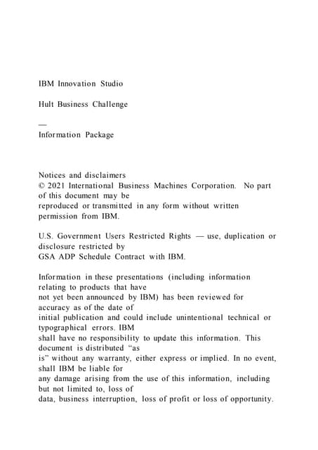International Business Machine (IBM) | PPTX | Information Services ...