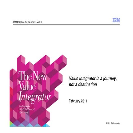 IBM Journey To A Value Integrator | PDF
