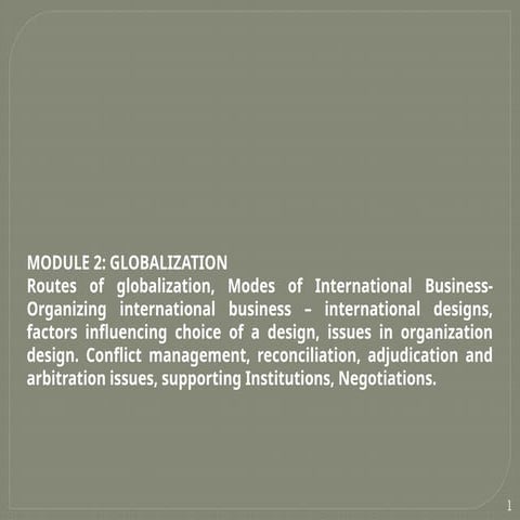 Globalization, all the concepts related to globalization is covered ...