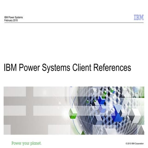 Power Systems Client References | PPT