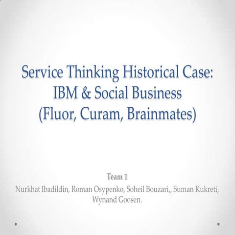 Ibm project team1 | PPT