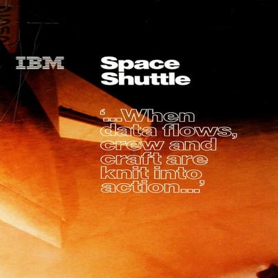 "Space Shuttle: '. . .When data flows, crew and craft are knit into action. . .'" | PDF