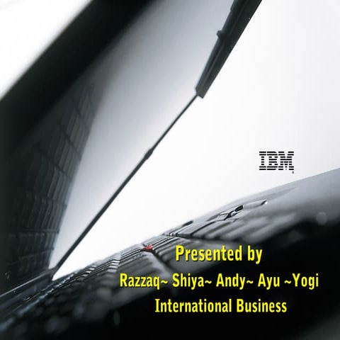 Organizational Structure of IBM | PPTX