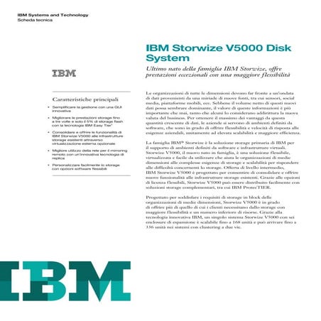 IBM Storwize V5000 | PDF