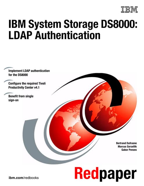 Ibm System Storage Ds8000 Ldap Authentication Redp4505 Pdf