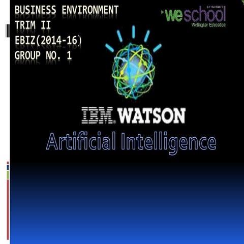Ibm watson business environment | PPT