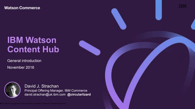 Ibm Watson Content Hub Customer Deck Ppt