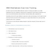 IBM WebSphere Cast Iron Training.pdf | Databases | Computer Software and Applications