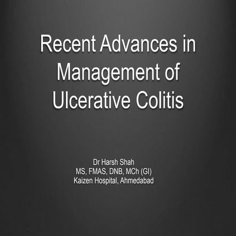 Ulcerative Colitis | PPTX