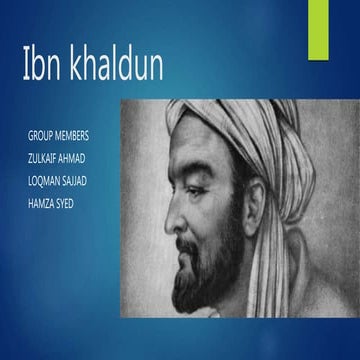 Ibn khaldun | PPTX