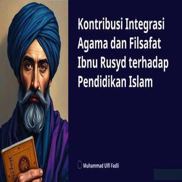 filsafat dan agama prespektif ibnu rusyd | PPTX