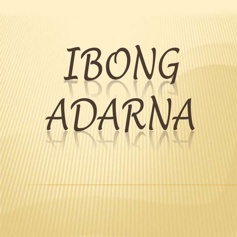 Ibong Adarna Lesson Background. .pptx