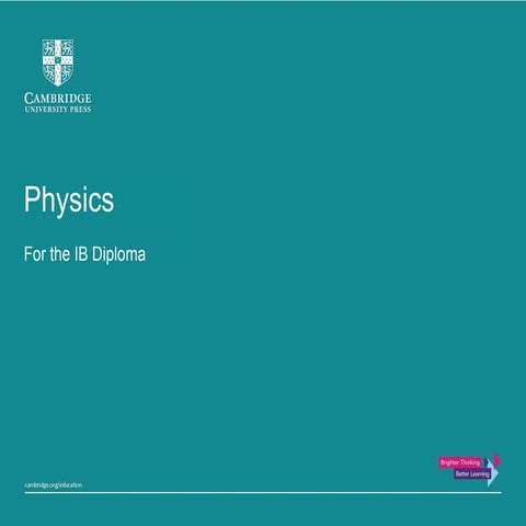 IB Physics SL Kinematics Powerpoint Slides | PPTX