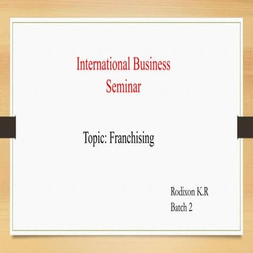 Ib presentation | PPT