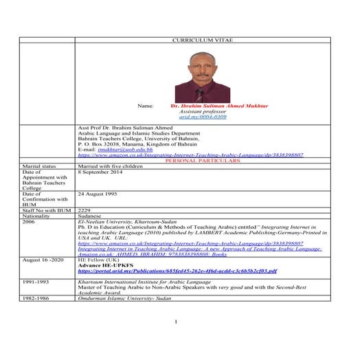 Ibrahim Mukhtar Ahmed Mukhtar C.V SEPT 2024 | PDF