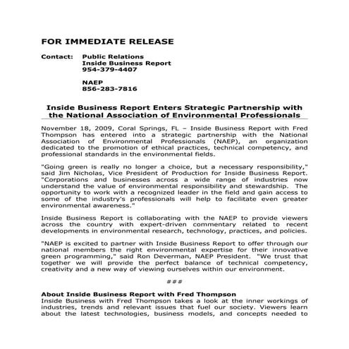 Consulting Capability Statement | PDF