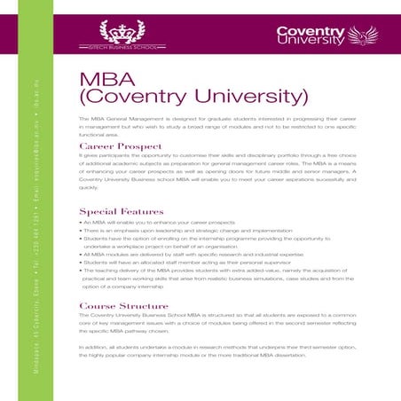 IBS-MBA General Management | PDF