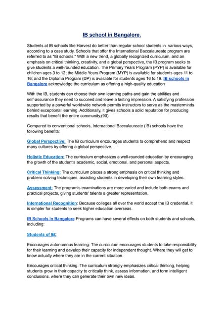 All You Need to Know about IB Curriculum.pptx | Professional School ...