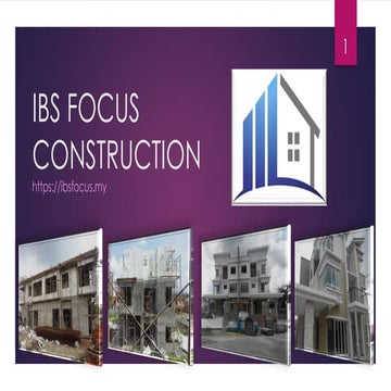Pengenalan IBS Focus Construction | PDF