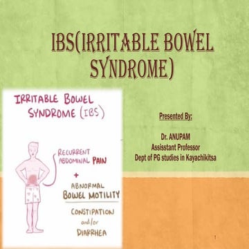 Irritable Bowel Syndrome.pptx Irritable B | PPTX
