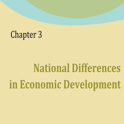 National Differences in Economic Development | PPT