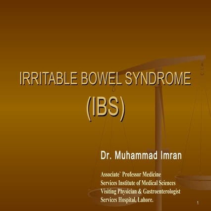 IBS Presentation | PPT