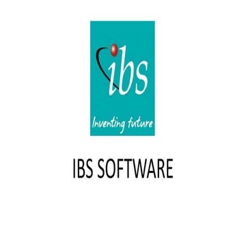 Ibs software | PPTX | Air Travel | Travel Type
