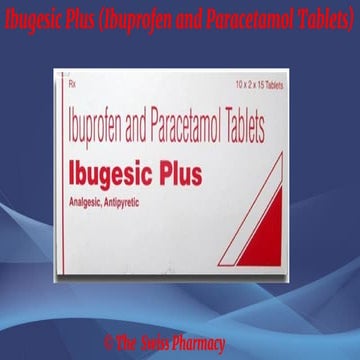 Ibugesic Plus (Generic Ibuprofen and Paracetamol Tablets) | PDF