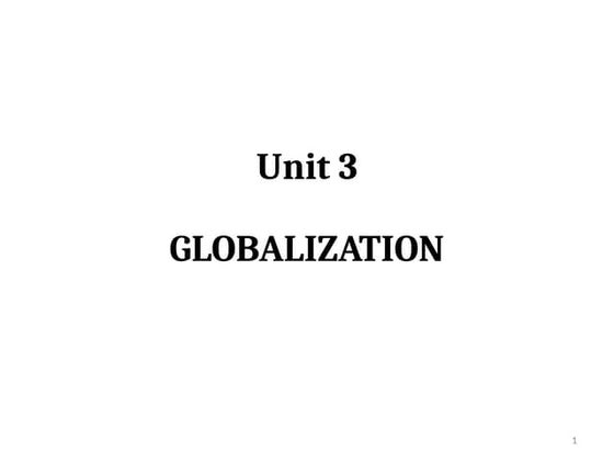 The structures of globalization | PDF