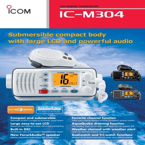 IC M304 icom | PDF