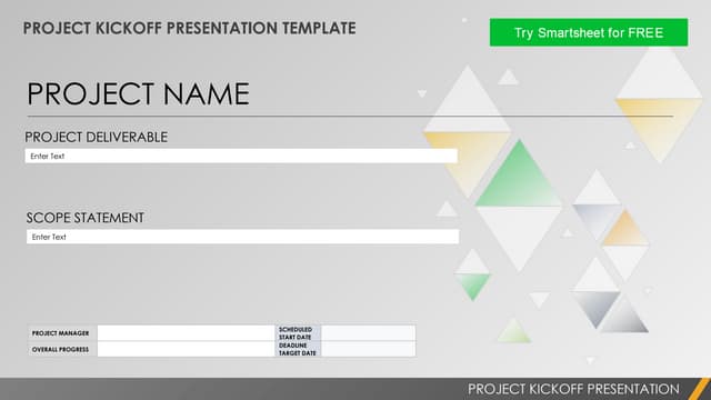 Kick Off Meeting Presentation | PPTX
