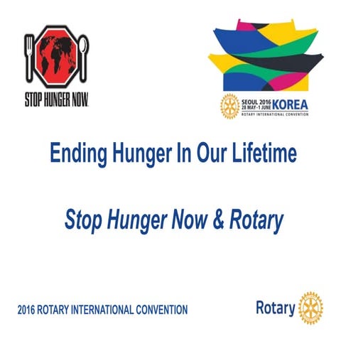 Ending Hunger in Our Lifetime | PPTX
