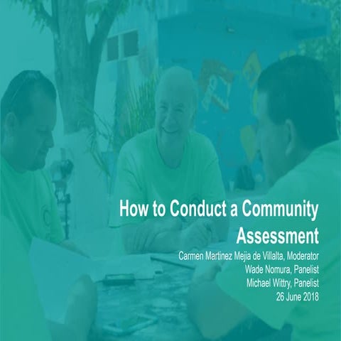 How to Conduct a Community Assessment | PPTX