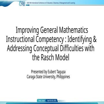 IMPROVING GENERAL MATHEMATICS INSTRUCTIONAL COMPETENCY | PPTX
