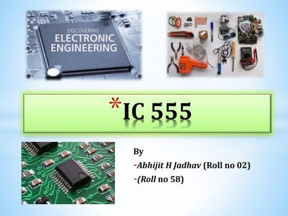 IC 555 timer and its applications | PPT