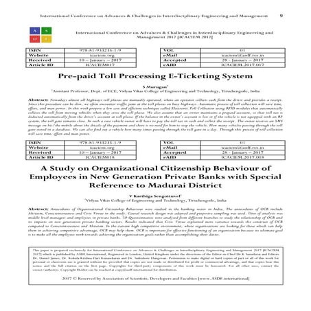 Pre-paid Toll Processing E-Ticketing System | PDF