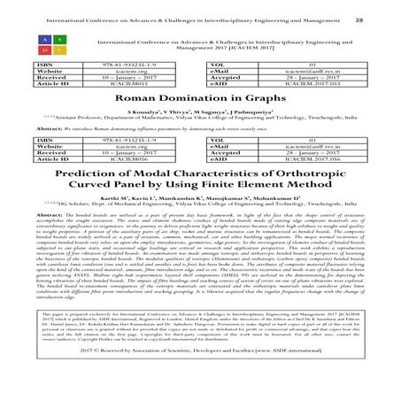 Prediction Of Modal Characteristics Of Orthotropic Curved Panel By Using Finite Element Method Pdf