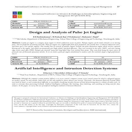 Design and Analysis of Pulse Jet Engine | PDF