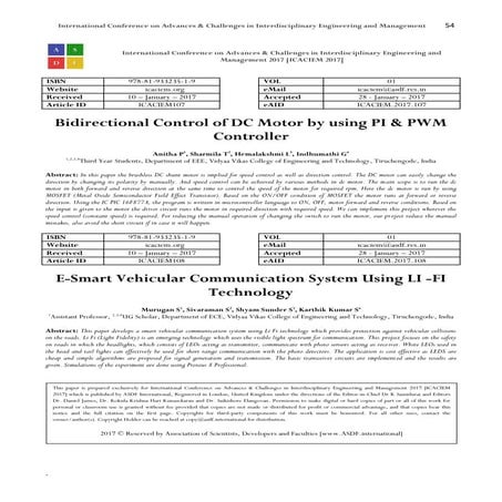 Bidirectional Control Of Dc Motor By Using Pi And Pwm Controller Pdf