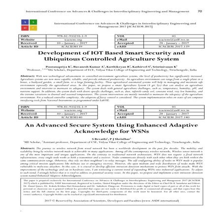 Development of IOT Based Smart Security and Ubiquitous Controlled Agriculture System | PDF ...
