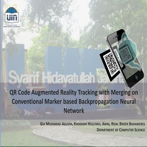 QR Code Augmented Reality Tracking with Merging on Conventional Marker ...