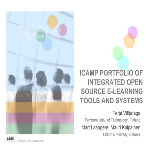 iCampFolio - integrated open-source learning tools | PPT