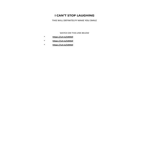 I CANNOT STOP LAUGHING | PDF