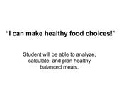 Food & Nutrition Project for 4th graders | PDF