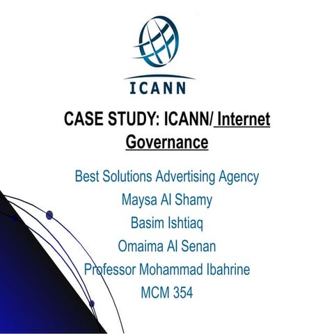 Icann | PPT