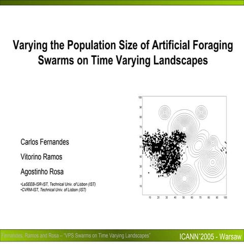 Varying the Population Size of Artificial Foraging Swarms on Time ...