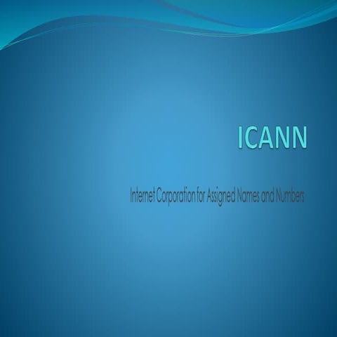 Icann presentation 2 | PPSX