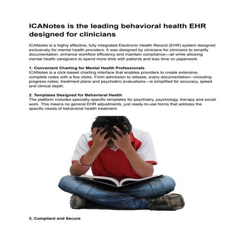 ICANotes is the leading behavioral health EHR designed for clinicians.pdf